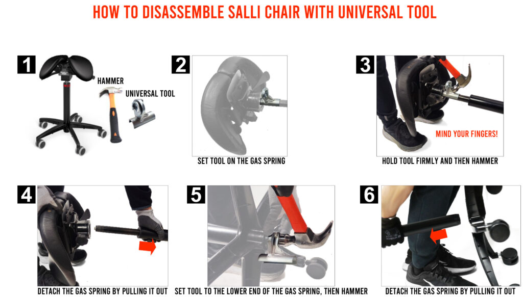 Disassembly tool | Salli Saddle Chairs